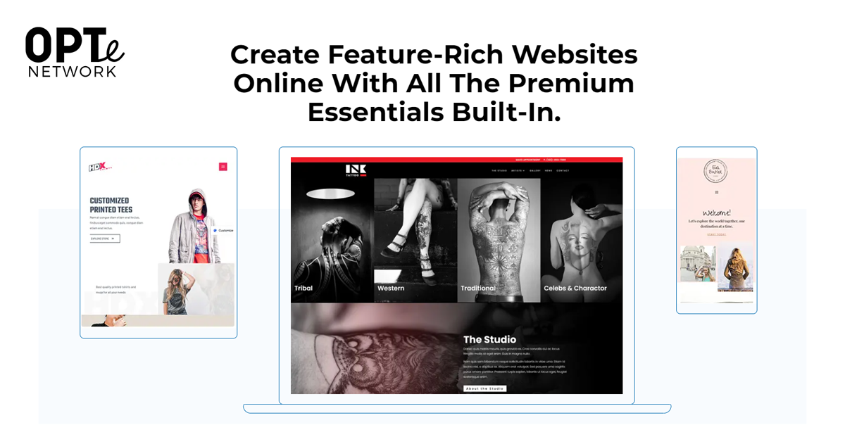 Create a site — OPTe